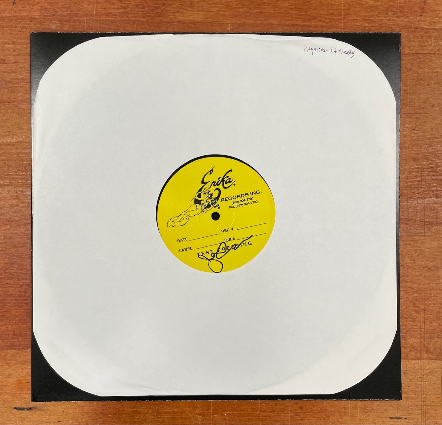Jon Mueller: Physical Changes LP TEST PRESSING | Within Things